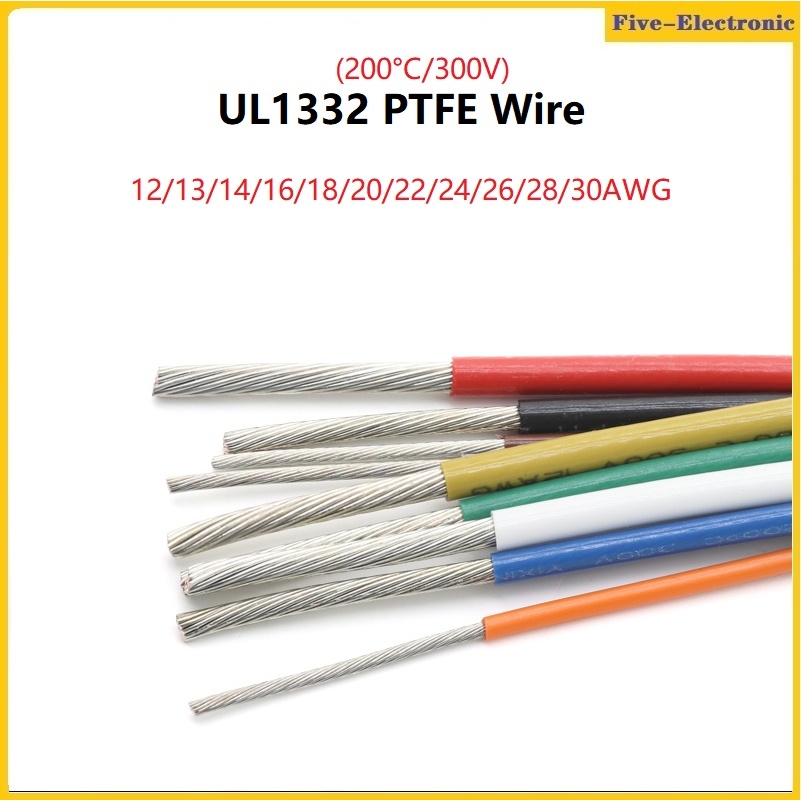 UL1332 PTFE Tinned Copper Wire Dây đồng đóng hộp 20AWG / 22AWG / 24AWG / 26AWG / 28AWG Nhựa cách ...