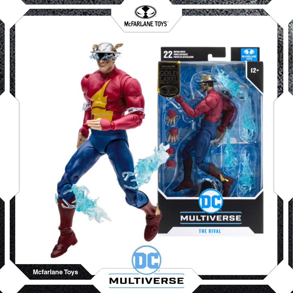 Mcfarlane Toys THE RIVAL (INJUSTICE SOCIETY) GOLD LABEL DC MULTIVERSAL ...