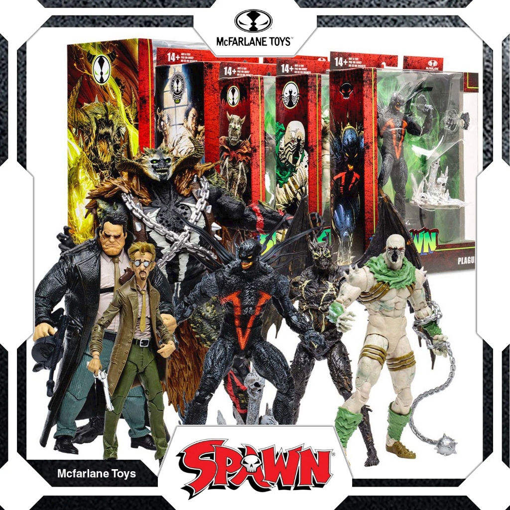 Mcfarlane Đồ chơi Spawn Wave 4 Bundle Omega Sam và Twitch Plague King Spider Nightmare 7 Inch ...