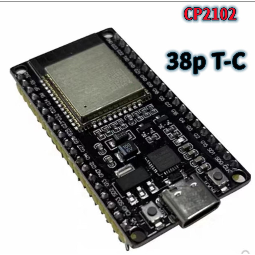 Bảng phát triển ESP32 TYPE-C / Micro-USB CH340C CP2102 CH9102X WiFi + Bluetooth Dual Core ...