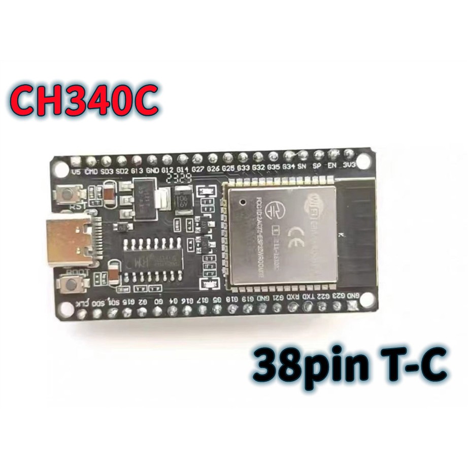 Bảng phát triển ESP32 TYPE-C / Micro-USB CH340C CP2102 CH9102X WiFi + Bluetooth Dual Core ...