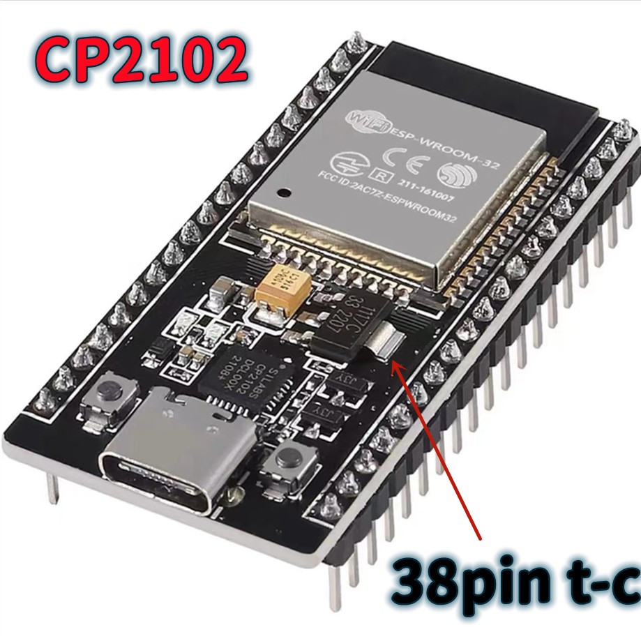 Bảng phát triển ESP32 TYPE-C / Micro-USB CH340C CP2102 CH9102X WiFi ...