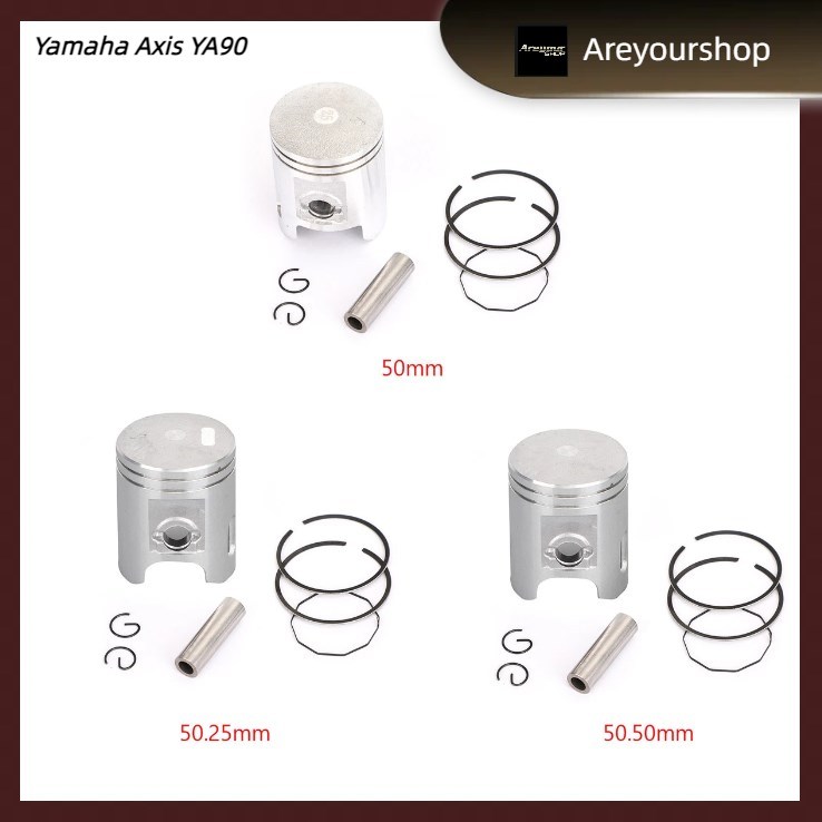 Bộ Piston Tiêu Chuẩn Chuyên Dụng Cho Yamaha Axis YA90 90-97 Jog CY90 91 ...
