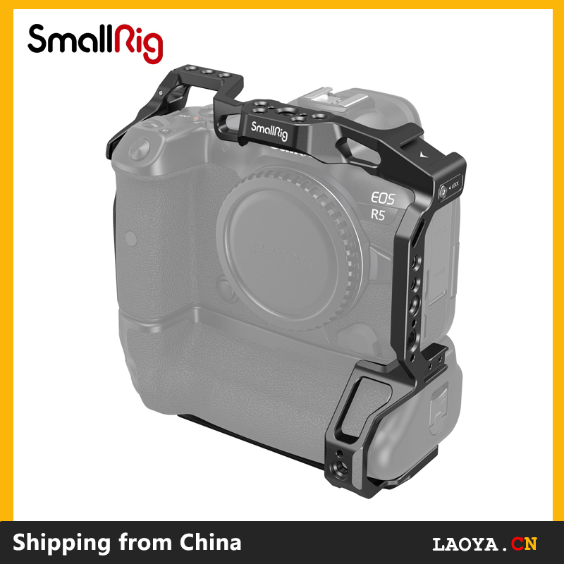 Smallrig 3464 Cage for Canon EOS R5 / R6 / R5C / R6 Mark II with BG-R10 ...