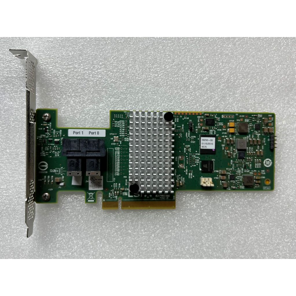 [Hàng có sẵn] Thẻ mảng Lenovo / LSI SAS 9340-8i 12Gb / s 46C9115 M1215 ...