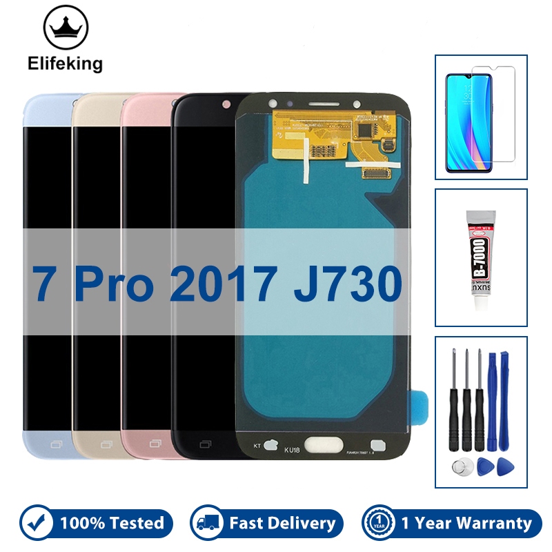 Màn Hình Cảm Ứng lcd oled Cho samsung galaxy j7 pro 2017 j730 j730f j730g / ds | Shopee Việt Nam