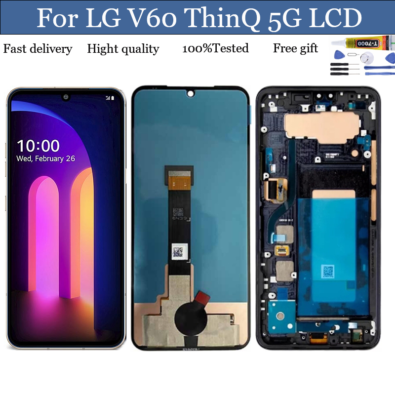 Dành Cho LG V60 Màn Hình LCD Bộ Số Hóa Màn Hình Cảm Ứng Cho LG V60 ...