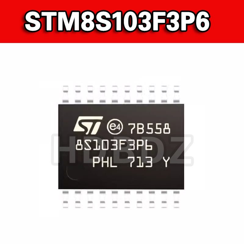 5pcs STM8S103F3P6 TSSOP-20 16MHz 8KB Bộ Nhớ Flash 8bit Vi Điều Khiển Chip IC ARM SMD MCU ...