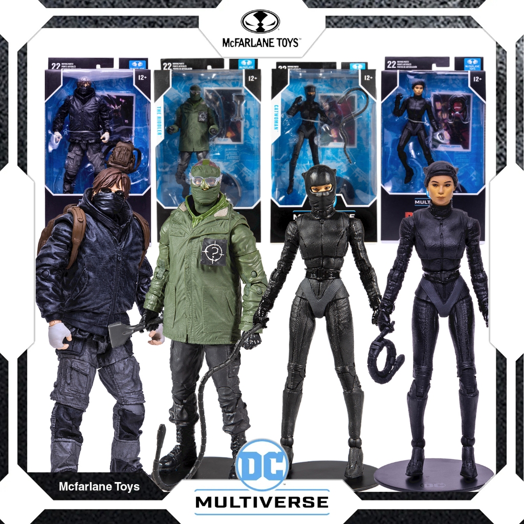 Mcfarlane Đồ Chơi Batman Mới Phim The Riddler Catwoman Unmasked Biến ...
