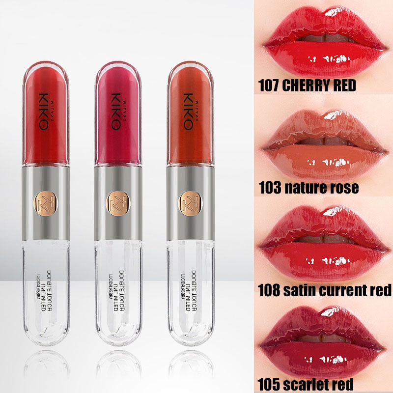 Son Kiko 2 đầu - Unlimited Double Touch (2 đầu: lì + bóng)- son kem ...