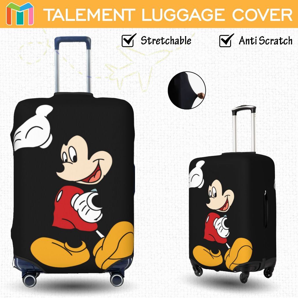 Vỏ bọc vali chống trầy Mickey Mouse Độ đàn hồi Cá nhân Size 18 20 22 24 ...