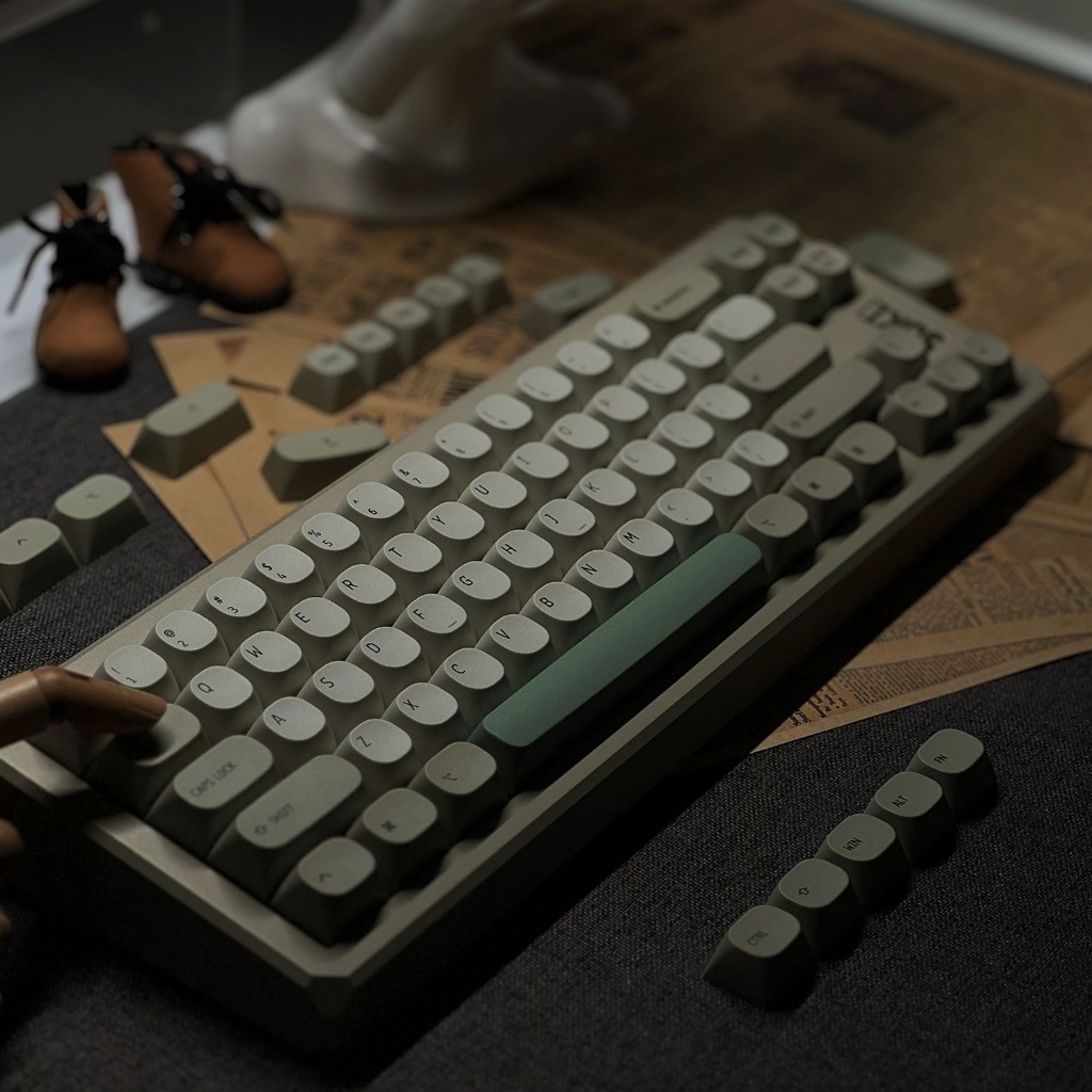 Minimalist retro style keycaps pbt sublimation MA Profile phong cách cổ ...