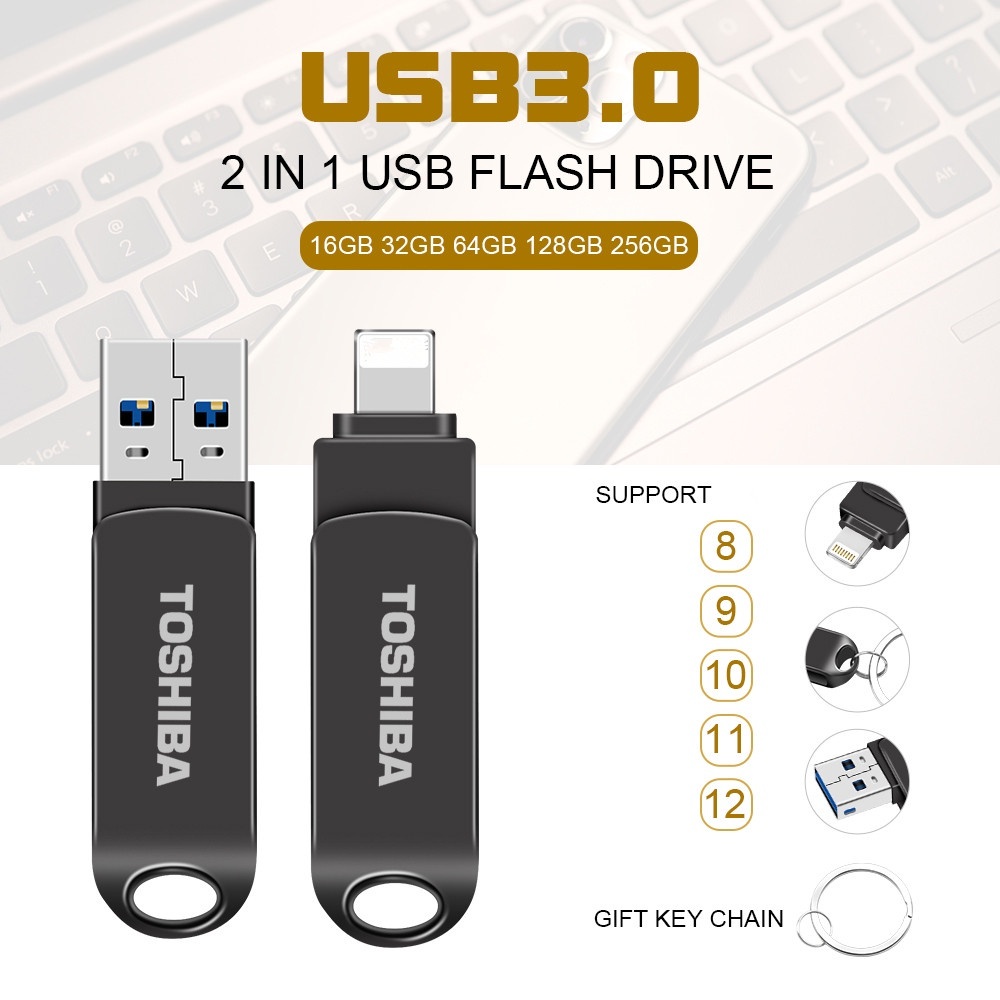 Toshiba 2 trong 1 iXpand 2TB Usb Flash Drive Tốc Độ Cao Pendrive Cho ...