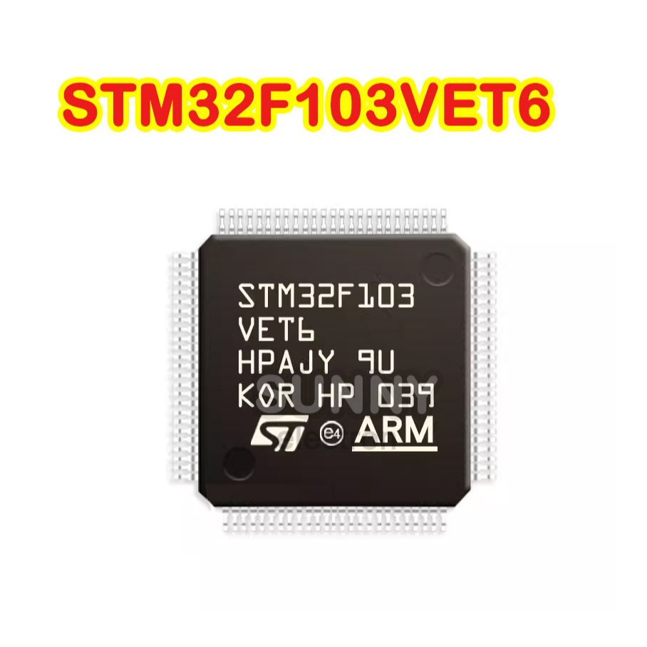 2 Chiếc STM32F103VET6 LQFP-100 ARM Cortex-M3 32-Bit Vi Điều Khiển MCU IC SMD ST KPAJY 9U ...