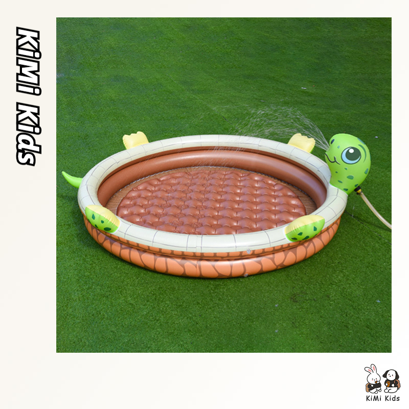 Kimi Kids PVC trẻ em rùa đài phun nước cát bể bơi paddling hồ bơi ngoài ...