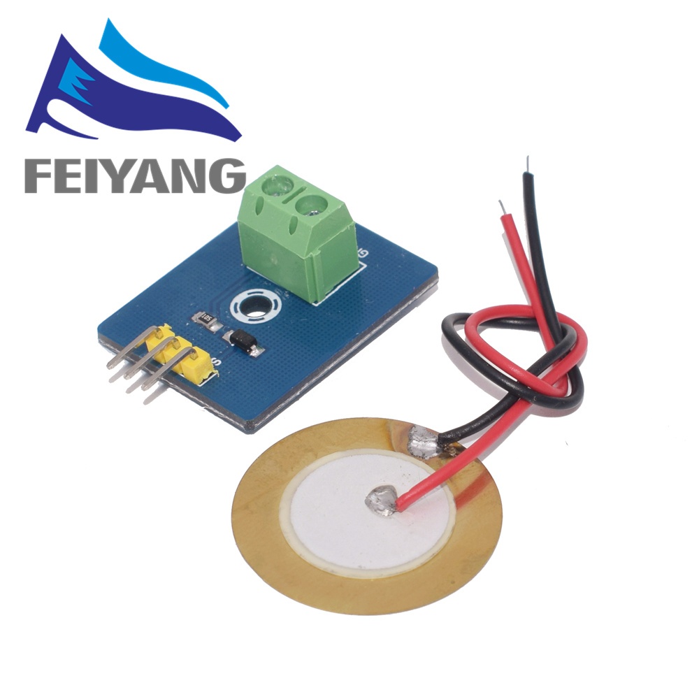 Mô phỏng trống Cảm biến áp điện Mô-đun cảm biến rung gốm tương tự Áp ...