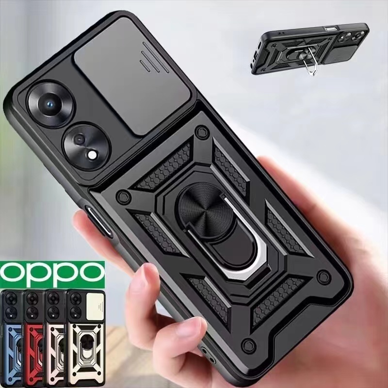 Ốp Điện Thoại Cho OPPO A60 CPH2631 Bìa Cứng Có Giá Đỡ Vòng Từ Tính Xe ...