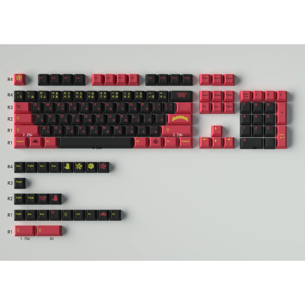 Bộ Keycaps GMK PBT Dye-sub Cherry Profile Keycap Custom Keycaps Tương ...