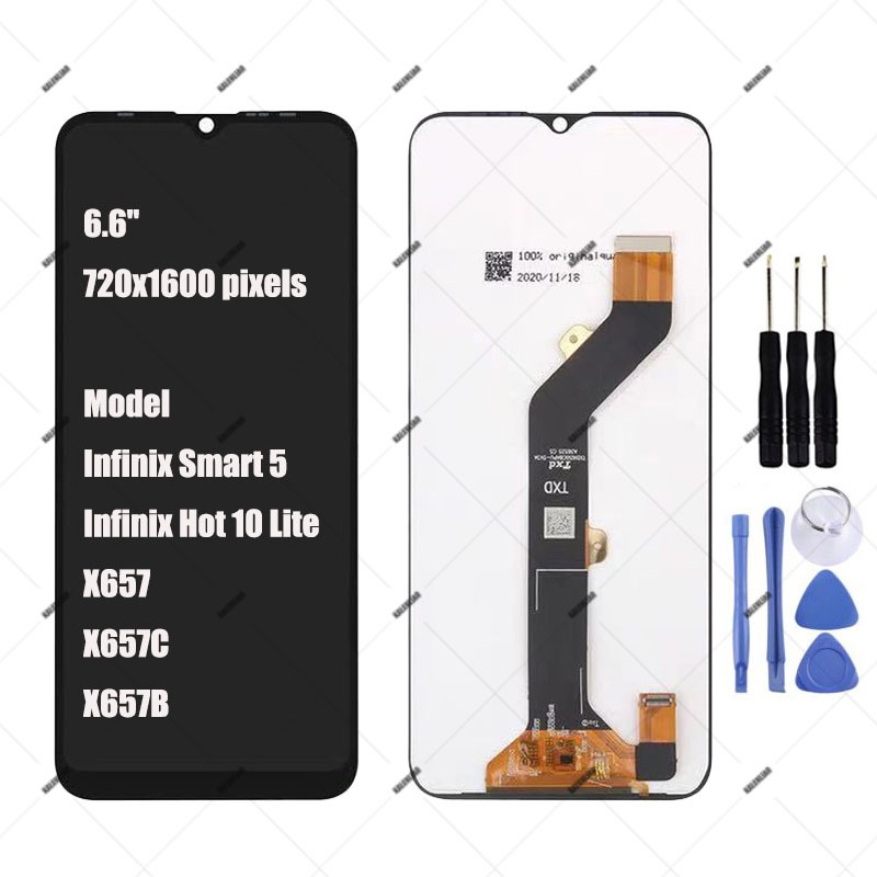 Dành Cho Infinix Smart 5 X657C X657B X657 Hot 10 Lite Màn Hình LCD Bộ ...