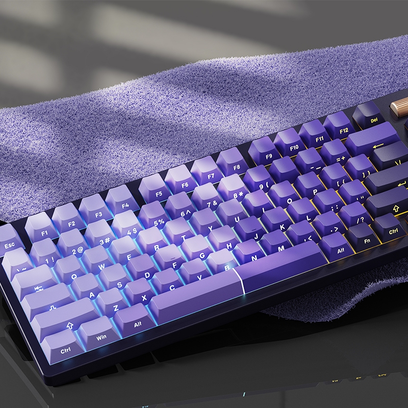 Xvx Ngang Gradient Flowing Light Bàn phím số cơ Keycap Bàn phím cơ ...