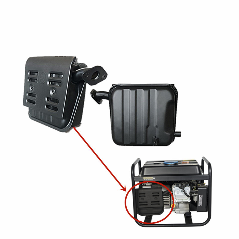 Bộ giảm thanh ống xả 154F CHO 152F 156F 1KW 1.5KW MÁY PHÁT ĐIỆN ...