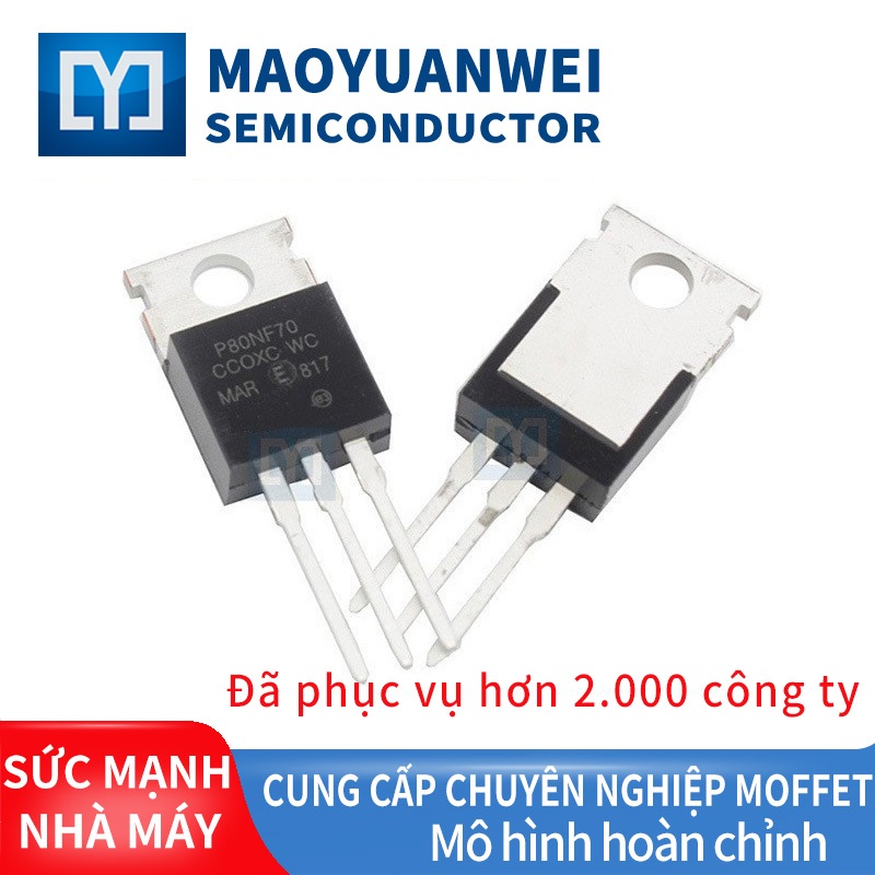 10 Chiếc MOSFET Mới MY80N70P STP80NF70 TO220 80NF70 80N70 MOS Tube 80A ...