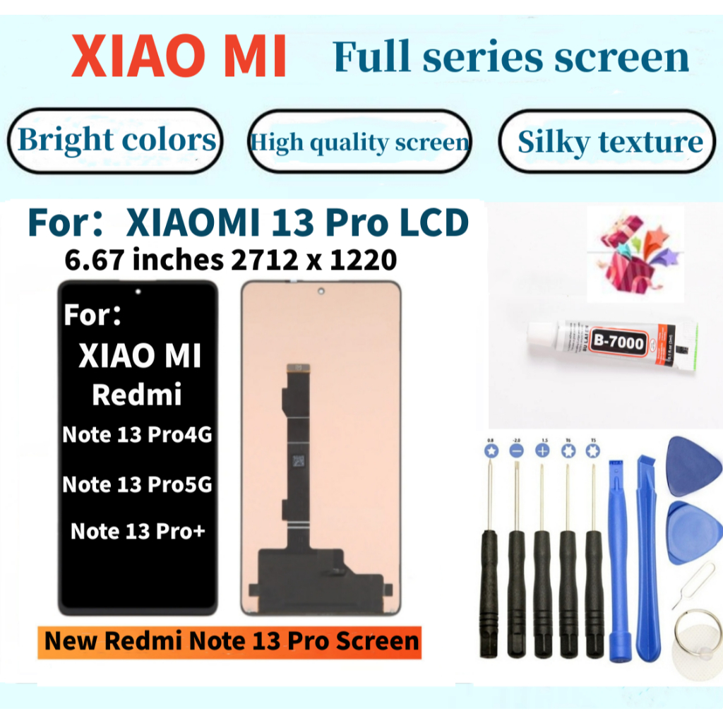 Màn hình Redmi hoàn toàn mới Thích hợp cho Xiaomi note 13 Pro 4G 5g ...