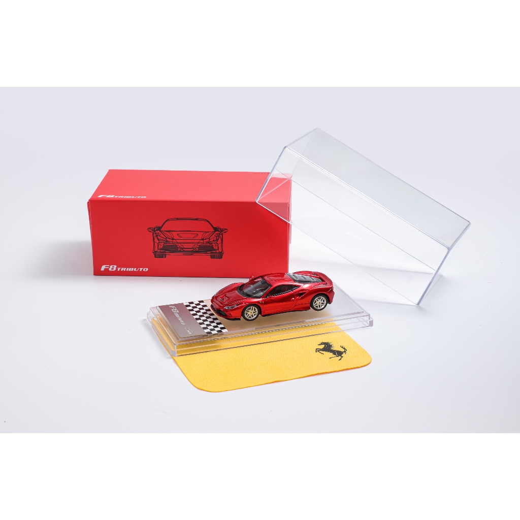 Xf Model 1: 64 Model Car Ferrari Prune F8 Xe đúc hợp kim Tributo -Đỏ ...