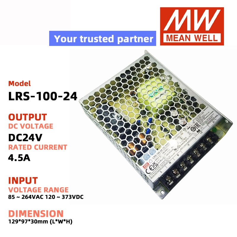 Bộ nguồn chuyển mạch MEAN WELL LRS-100-24 DC24V 4.5A LRS-100-5 LRS-100-12 LRS-100-15 LRS-100-36 ...