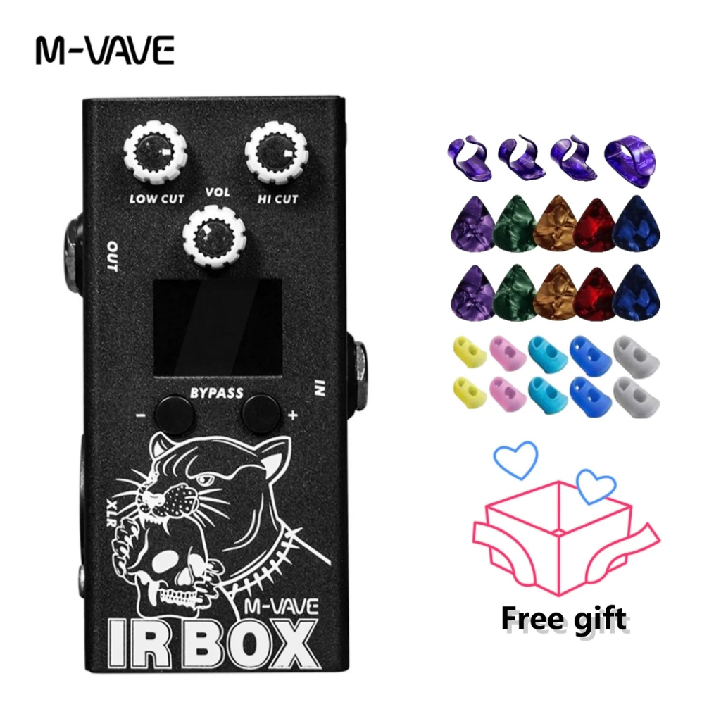 ⭐⭐⭐M-vave IR Box Pedal 32 Presets 24bit, IR Cab Xung Phản Ứng Tủ Loa Mô ...