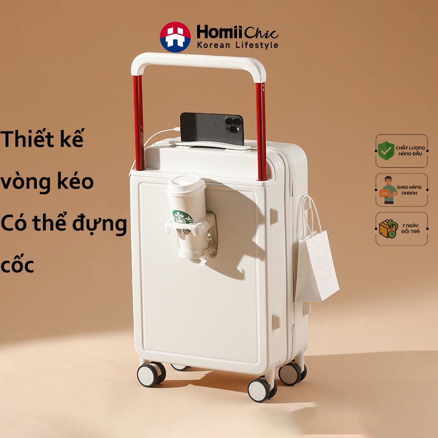 Vali du lịch cao cấp,vali có tay kéo rộng, mẫu mới hottrend, vali chống ...