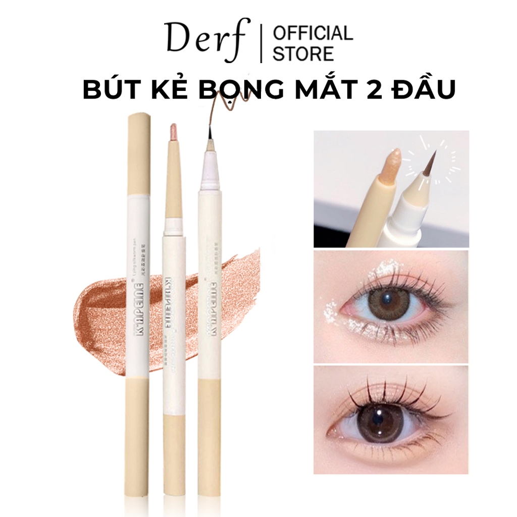 Derf Bút Kẻ Mắt Hai Đầu Tạo Hiệu Ứng Trang Điểm Tự Nhiên | Shopee Việt Nam