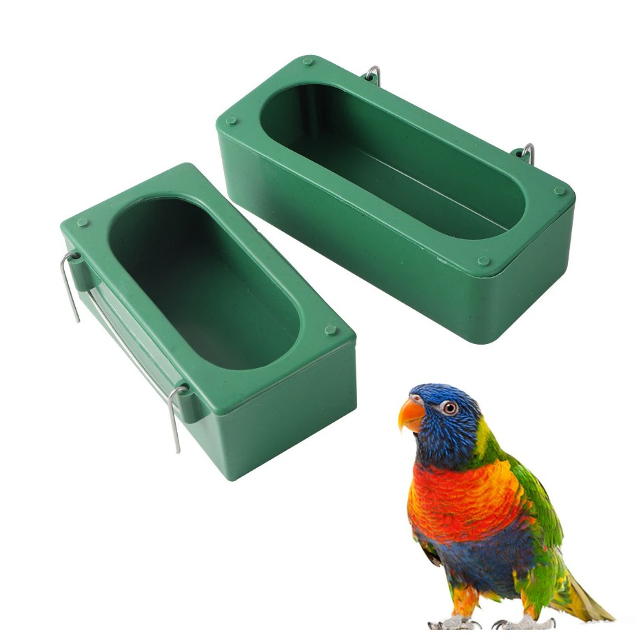 Chim Ăn Lồng Chim Treo Bát Ăn Vẹt Thức Ăn Bát Nước Ăn Bắn Cốc Chống Bắn ...