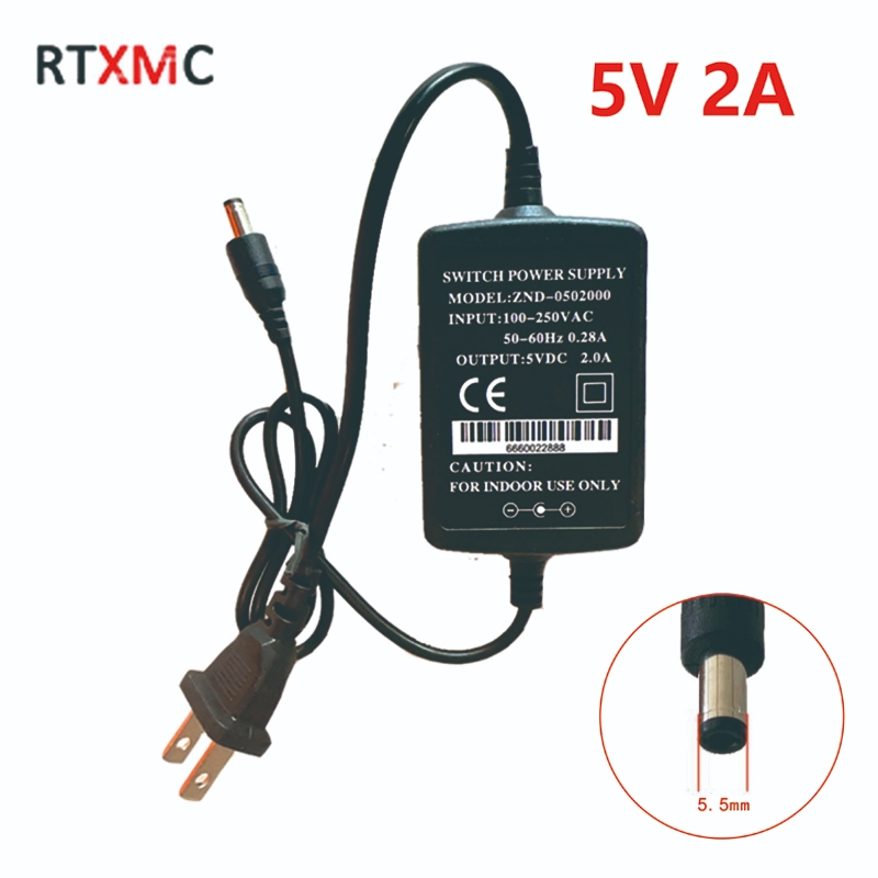 Công Tắc Sợi Bộ Chuyển Đổi Nguồn 5V2A Nguồn DC AC Adapter Chuyển Đổi ...