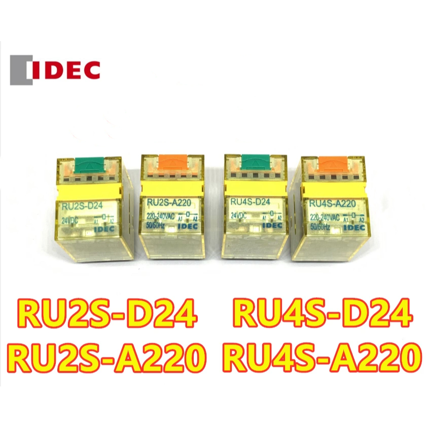 Rơle trung gian Idec RU2S-D24 A220 A110 A24 RU4S-A220 D24 D110 RU4S ...