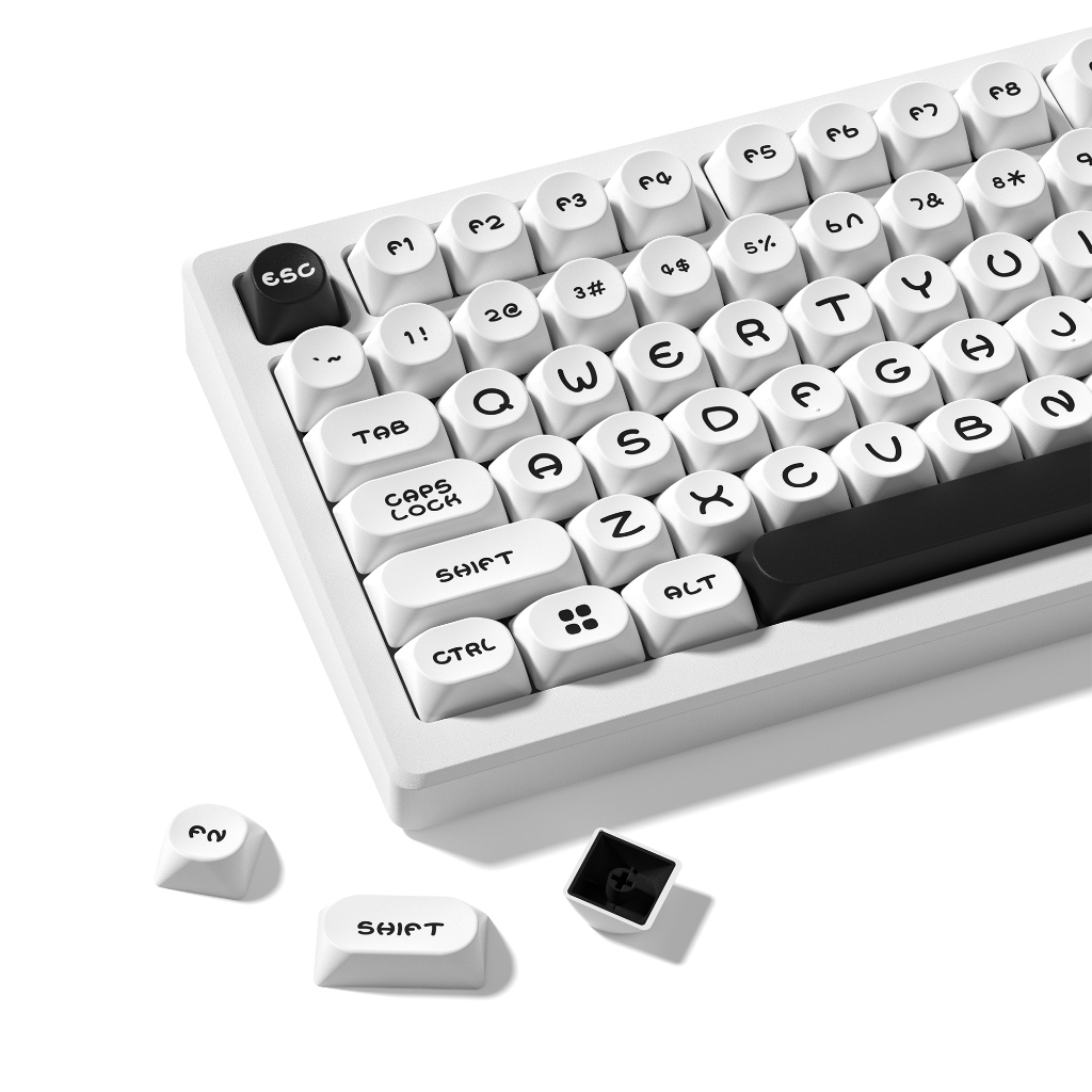 Womier MOA Profile 130 Phím Keycaps BOW WOB Double Shot PBT Key Cap cho ...