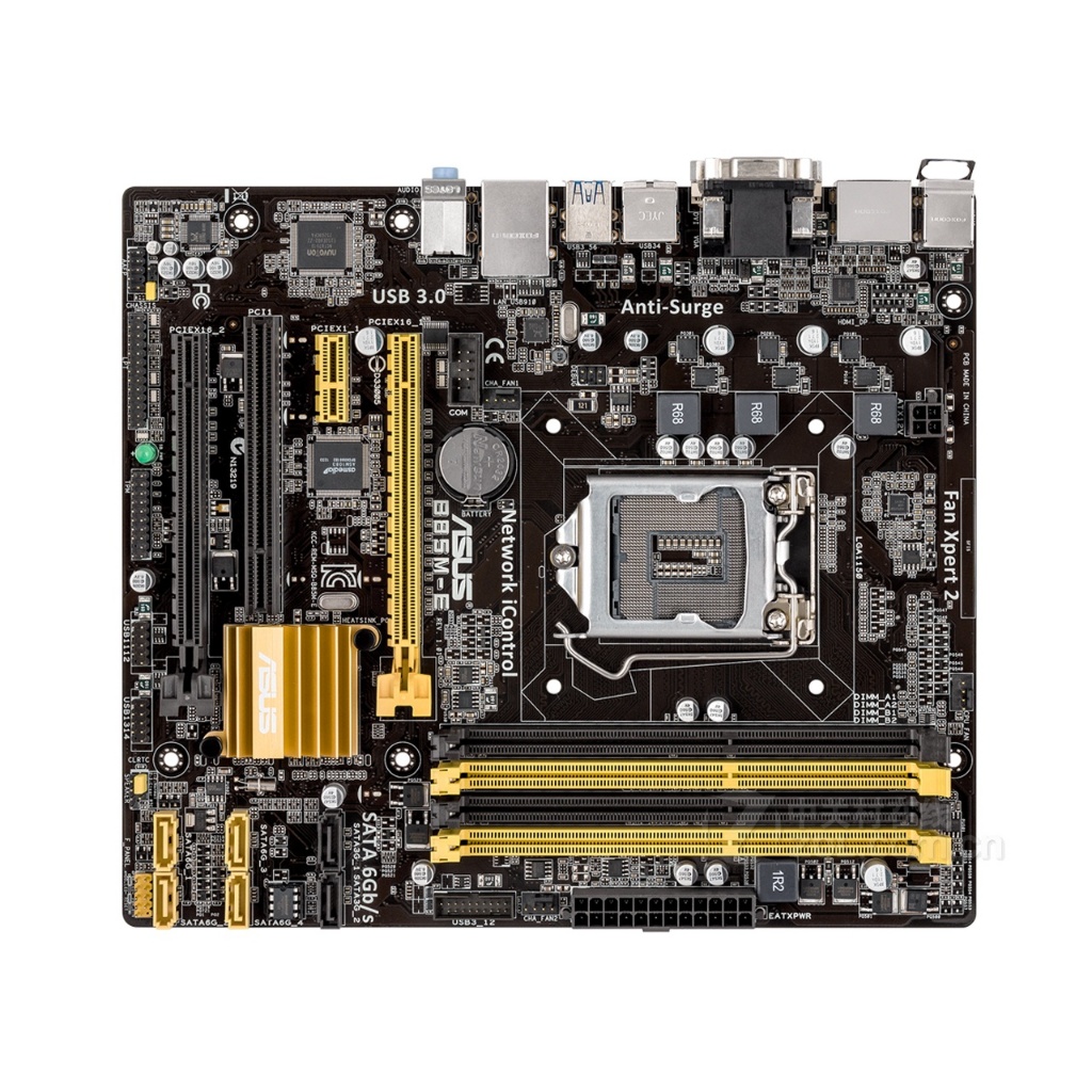 Dành Cho ASUS B85M-E Máy Tính Để Bàn Bo Mạch Chủ B85 Ổ Cắm LGA 1150 i3 i5 i7 DDR3 32G ATX UEFI ...