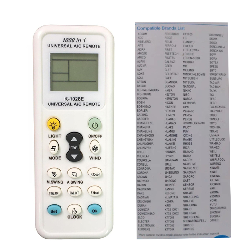 Đa năng Remote Điều Khiển Máy Lạnh Điều Hòa [Siêu Rẻ] dùng cho nhiều ...