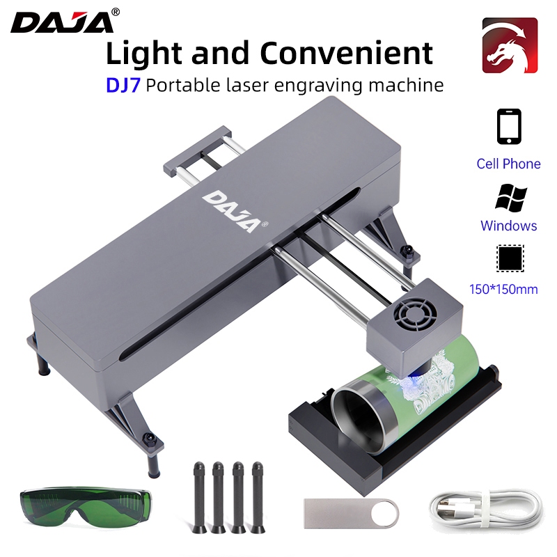 Máy khắc laser DAJA DJ7 5W thông minh cá nhân hóa quà tặng tùy chỉnh ...