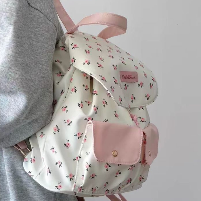 Jivil Túi Đeo Vai Nữ Dễ Thương Cô Gái Nhật Bản Nghiền Hoa Canvas Sinh ...