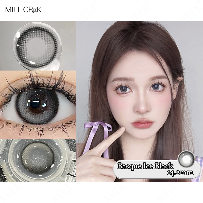 Ống kính tiếp xúc màu Gradient Mill Creek Xám / Hồng / Xanh 2 chiếc 0 ...