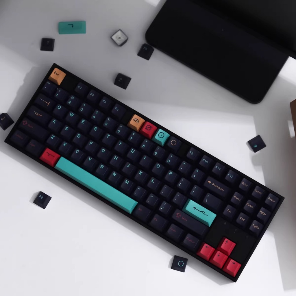 Gmk Metropolis PBT Keycap 129 Phím Cherry Profile DYE-SUB Keycaps Cá ...