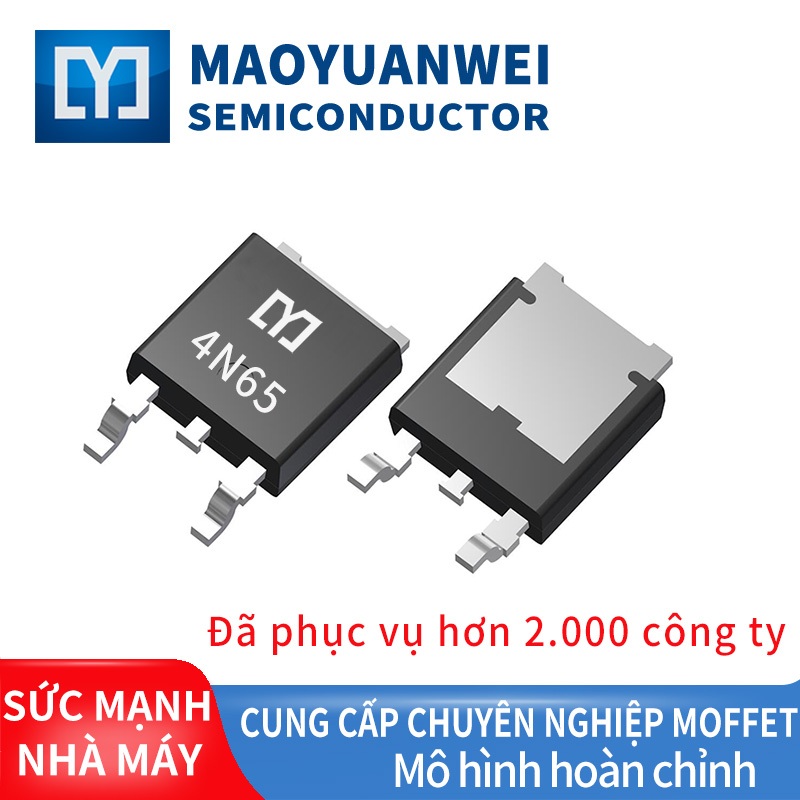 20 Chiếc FQD4N65C TO-252 N-Mosfet 650V 4A 4N65 Ống Hiệu Ứng Trường ...