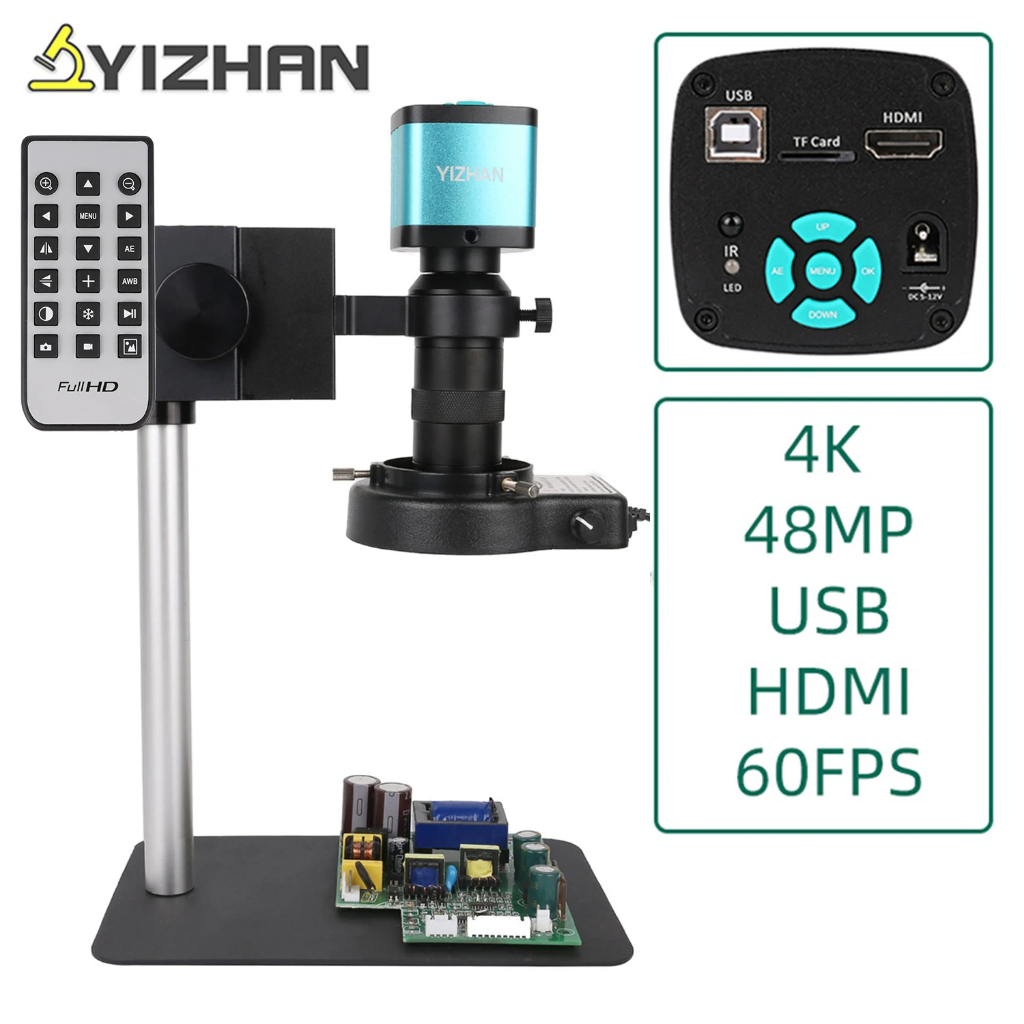 Kính hiển vi kỹ thuật số YIZHAN cho bộ đồ điện tử 48 / 38 / 13MP VGA ...