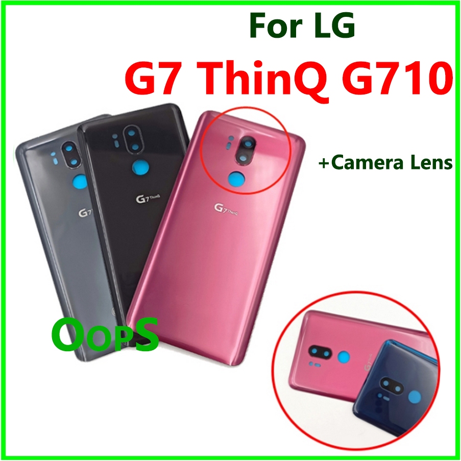 Dành Cho LG G7 G7 + ThinQ G710 Cửa Sau Vỏ Pin Có Ống Kính Máy Ảnh Dính ...