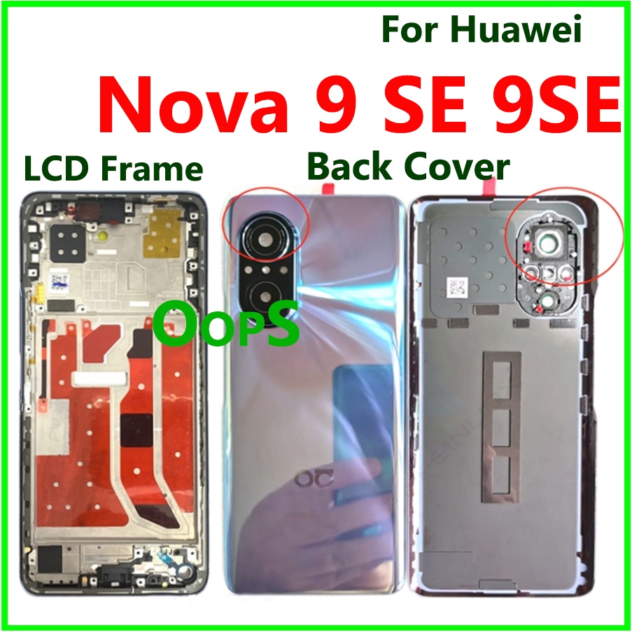 Dành Cho HUAWEI Nova 9 SE 9SE LCD Phía Trước Giữa Khung Tấm Viền Lưng ...