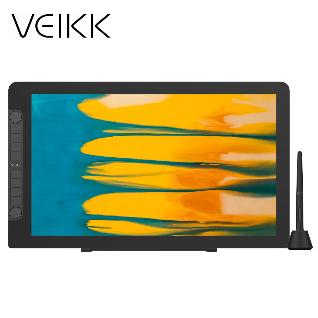 Veikk VK2200 Pro Bảng vẽ điện tử Bút hiển thị Màn hình đồ họa Màn hình ...