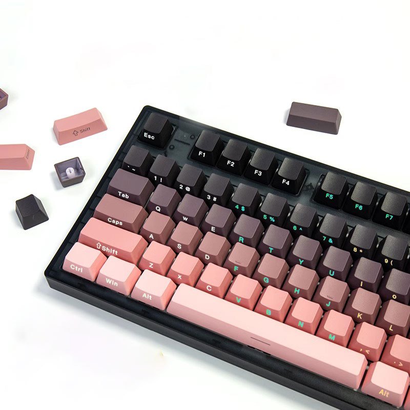 [Còn hàng] polar day / Lilac / xanh / tím / đỏ / má hồng chủ đề keycaps ...