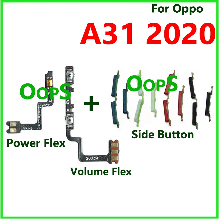 Nút tắt âm lượng nguồn Flex cho OPPO A31 2020 Điện thoại BẬT TẮT Nút ...
