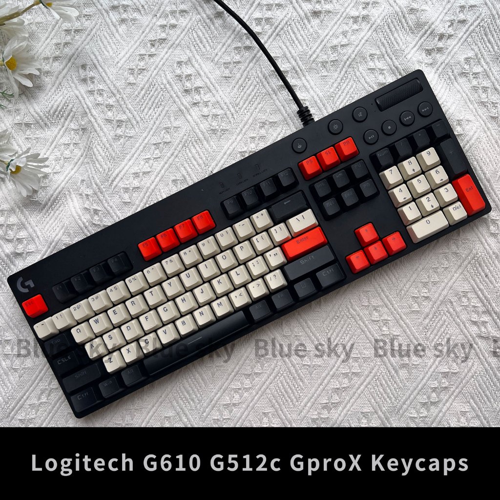 Vận chuyển nhanh / Logitech G610 keycaps chủ đề carbon lớn / G512 C / GPRO X keycap PBT phông ...